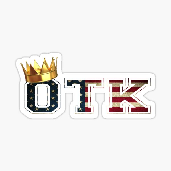 "OTK OTK Usa otk" Sticker for Sale by Fashion-Lovers | Redbubble