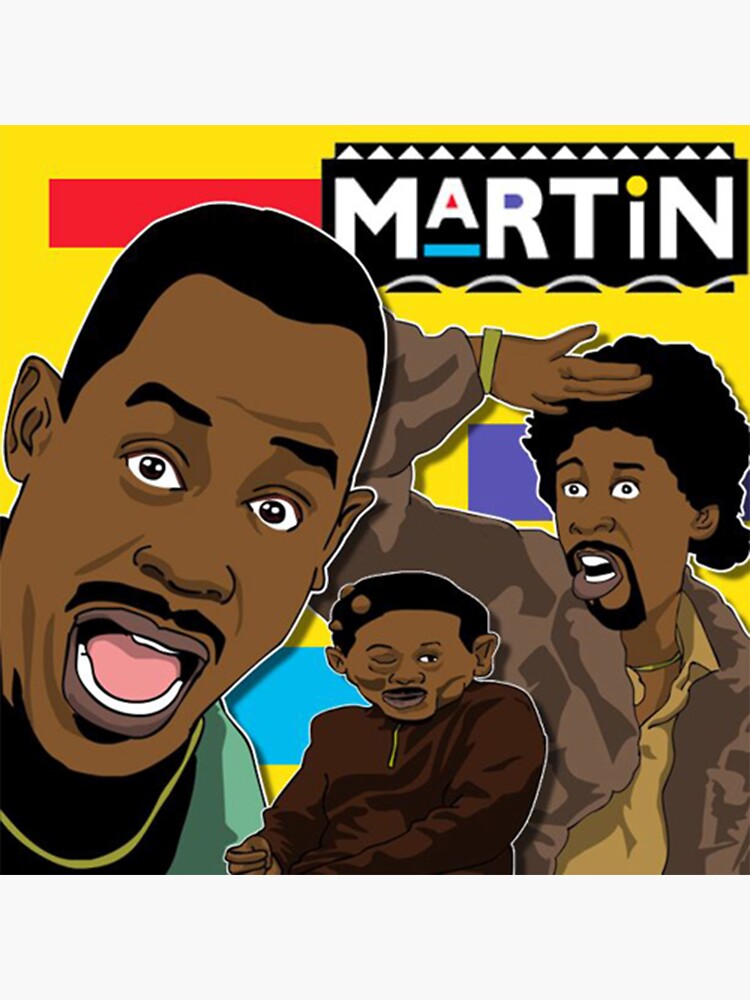 "Martin the martin cartoons" Sticker for Sale by Odossey | Redbubble