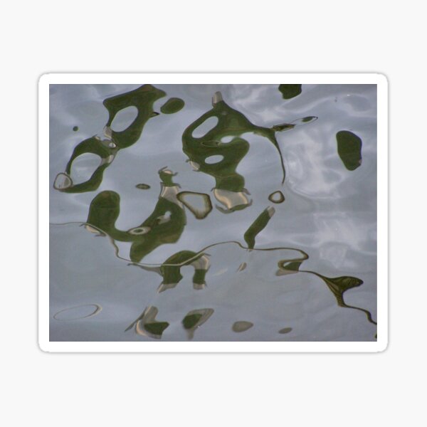 "Water Ripples and Reflections, #25" Sticker for Sale by ...