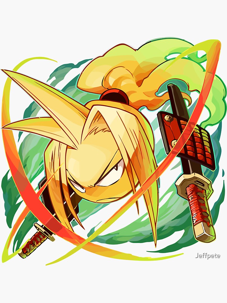 "Amidamaru Spirit Ball" Sticker for Sale by Jeffpete | Redbubble