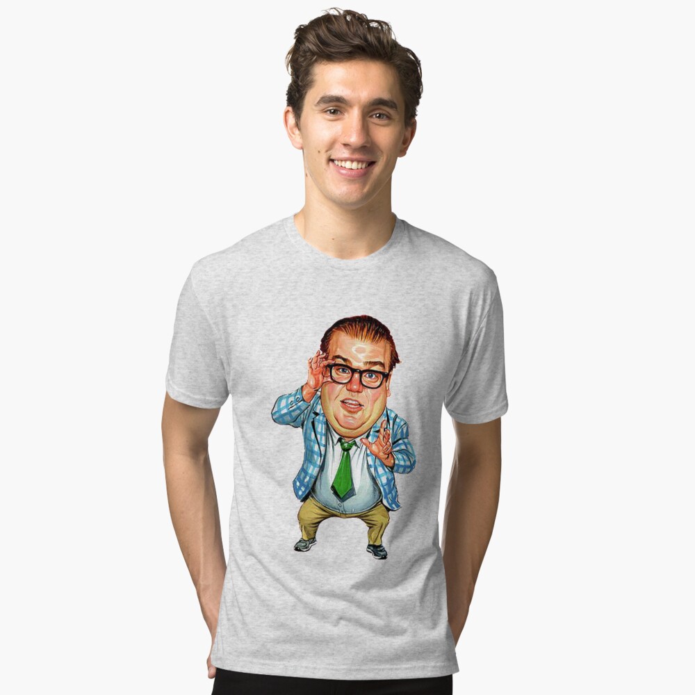 "Chris farley" Sticker by Merchmanga | Redbubble
