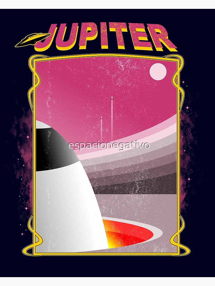 "Jupiter pink planet" Poster for Sale by espacionegativo | Redbubble