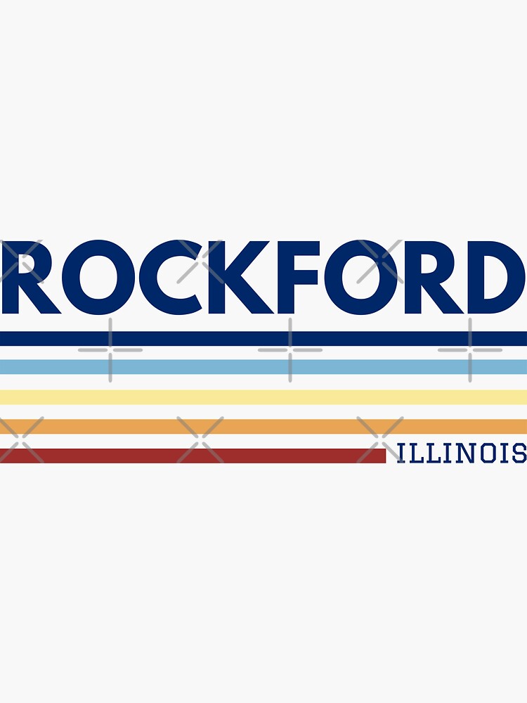 "Rockford Illinois" Sticker by Taumaturgo | Redbubble