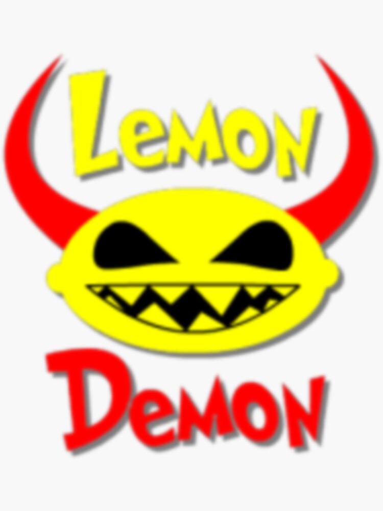 "Lemon Demon" Sticker for Sale by RamuneAnimates | Redbubble
