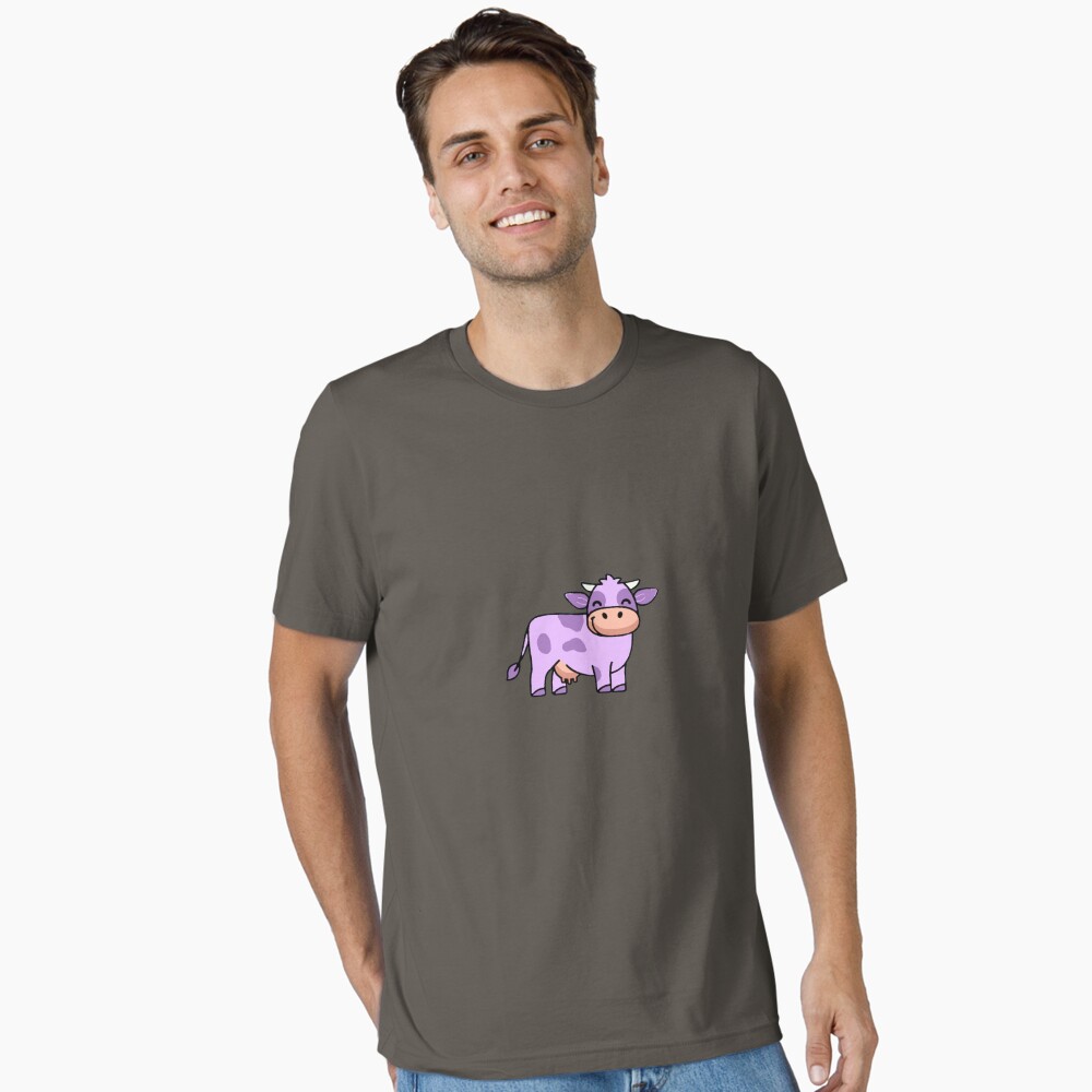 "cute purple cow" Sticker for Sale by fine-art-ellen | Redbubble