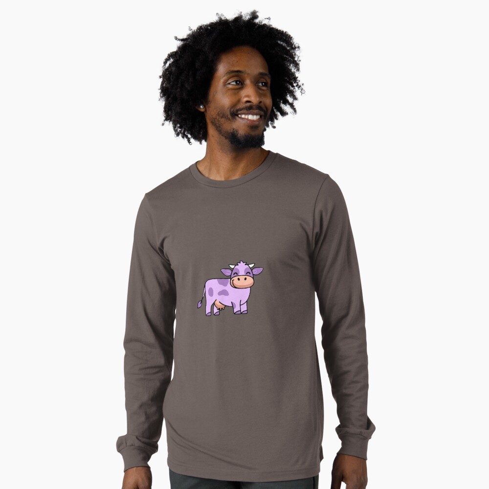 "cute purple cow" Sticker for Sale by fine-art-ellen | Redbubble