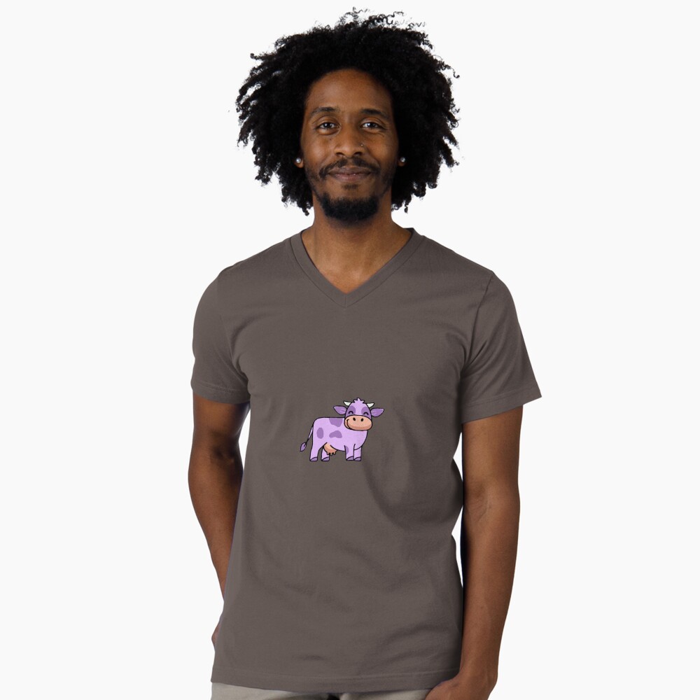 "cute purple cow" Sticker for Sale by fine-art-ellen | Redbubble