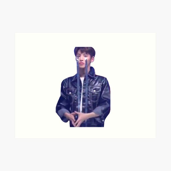 "TXT- Soobin Crying Meme" Art Print for Sale by yaksokki | Redbubble