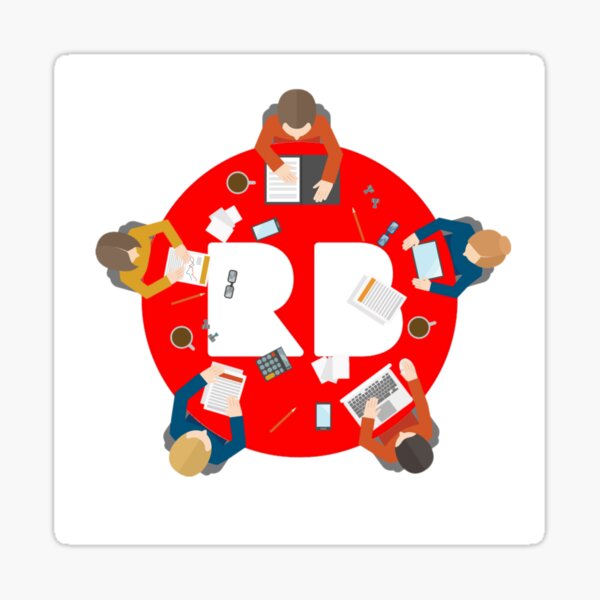 "Redbubble Logo" Sticker for Sale by alexaldridge | Redbubble