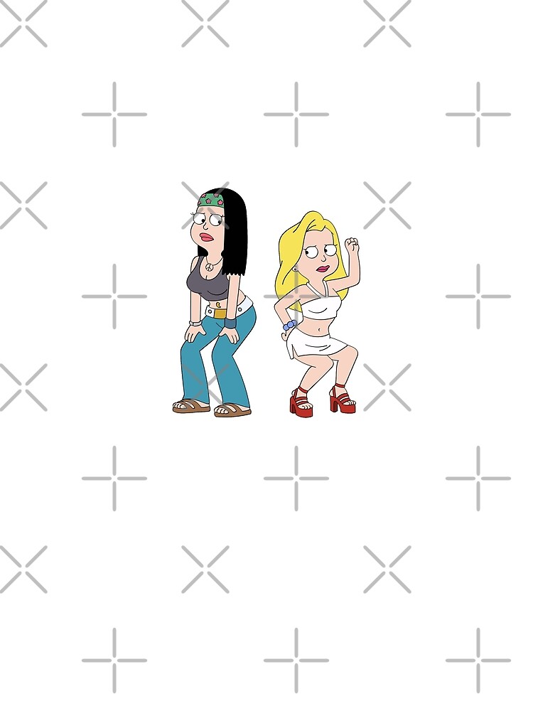 "American Dad Hayley and Francine Dance Off" Sleeveless Top for Sale by olivia-krig | Redbubble