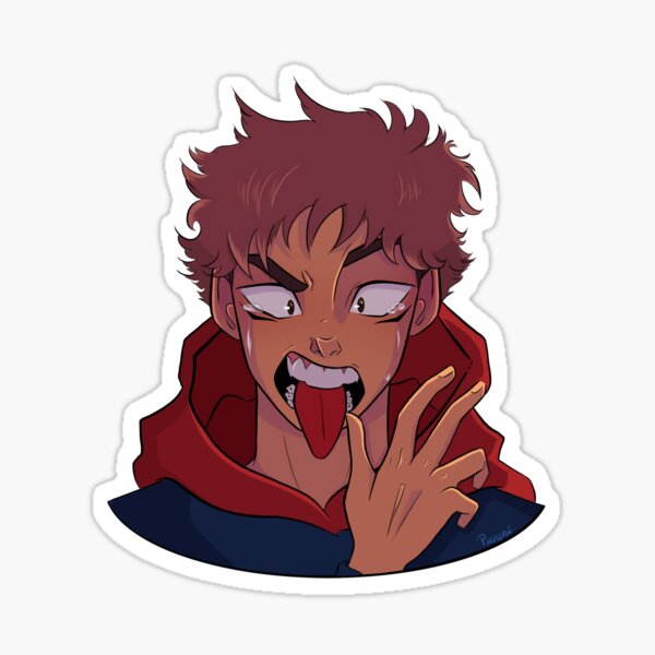 "Itadori Yuji" Sticker for Sale by Punchii | Redbubble