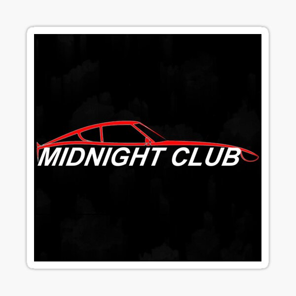 "MidNight Club" Sticker for Sale by gimhan | Redbubble