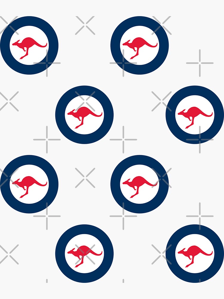 "Royal Australian Air Force RAAF Military Roundel" Sticker for Sale by ...