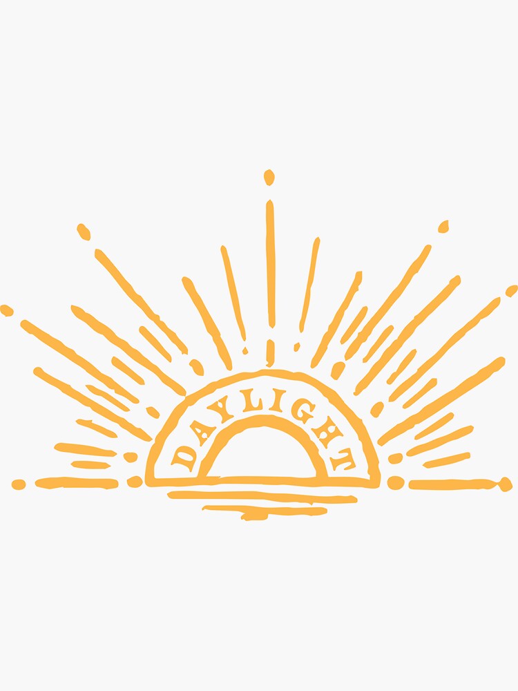 "daylight yellow" Sticker for Sale by dontwannadance | Redbubble