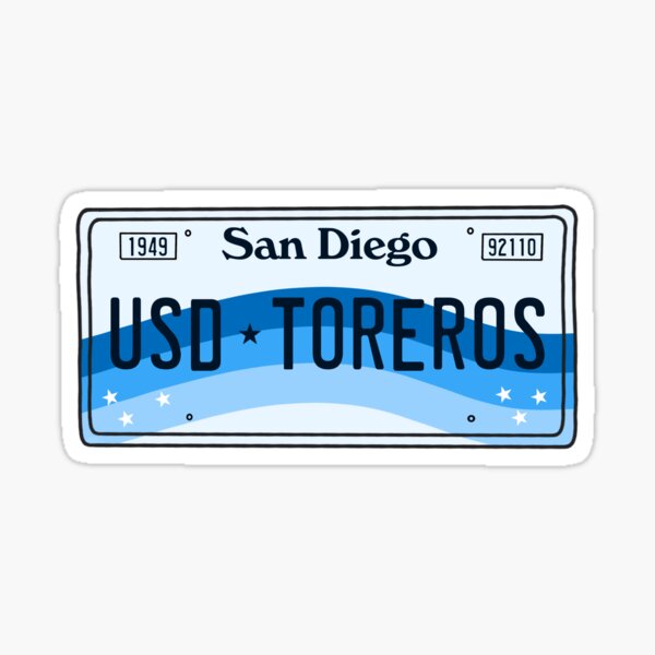 "San Diego " Sticker for Sale by brynnekm | Redbubble