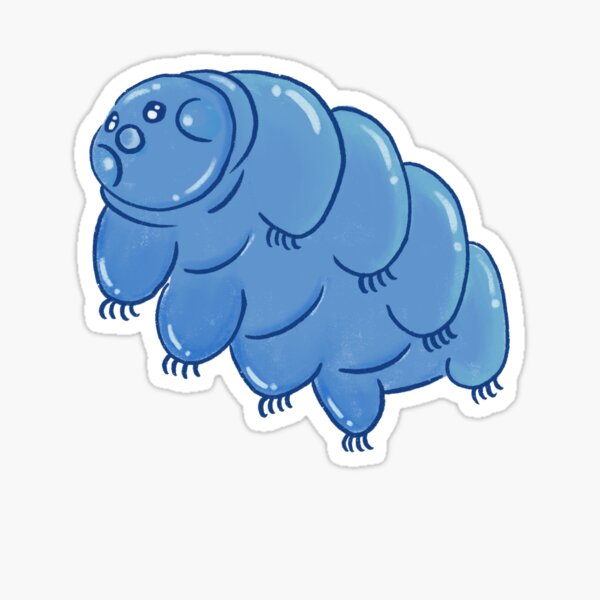"Tardigrade" Sticker for Sale by irisreads | Redbubble
