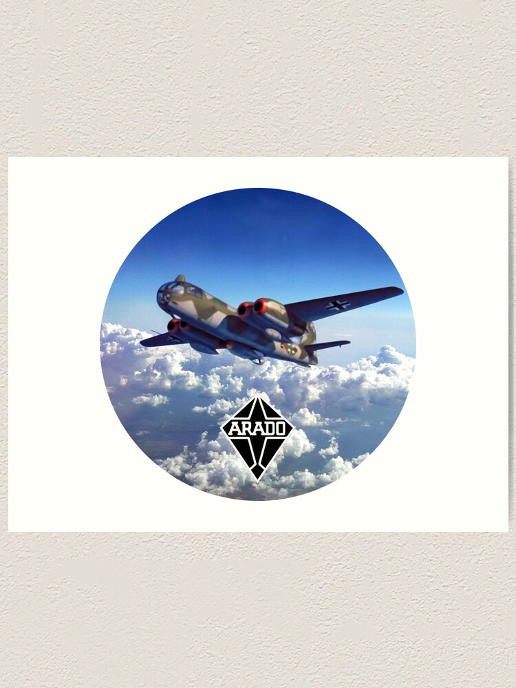 "Arado 234 with Arado company logo" Art Print by MichaelEpp | Redbubble