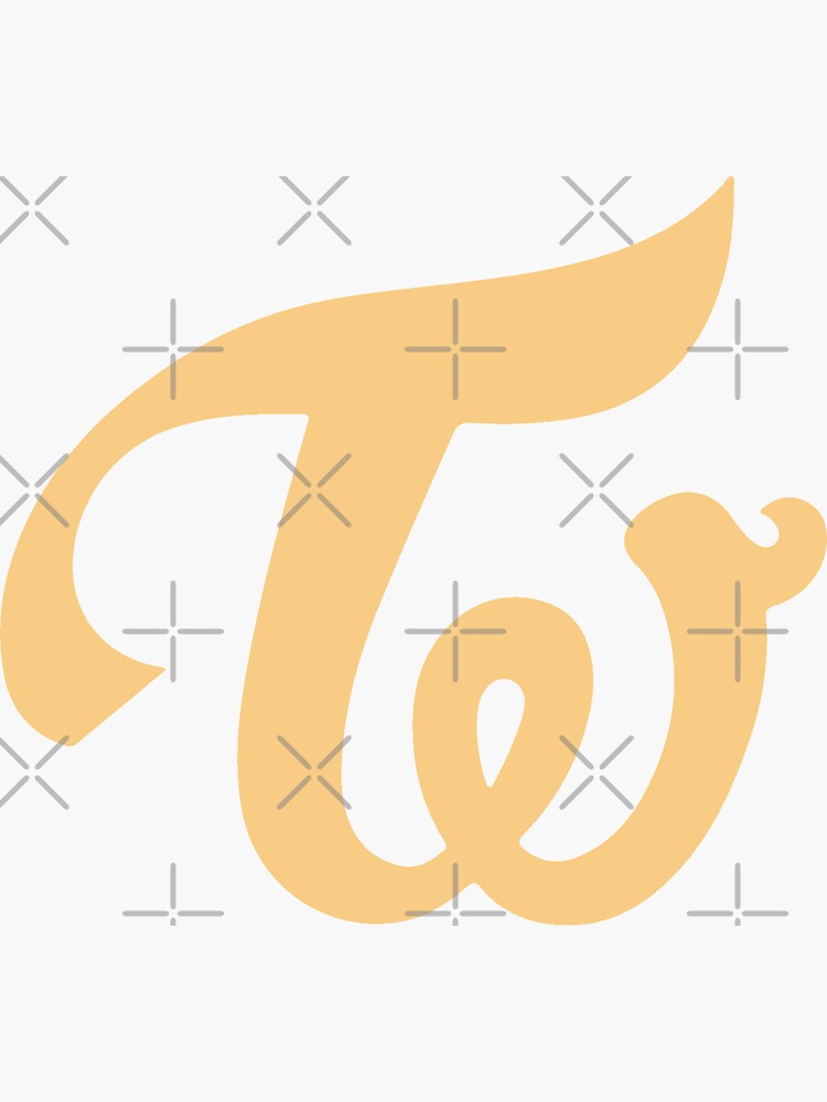 "TWICE CLASSIC LOGO JIHYO" Sticker by simplydoodly | Redbubble