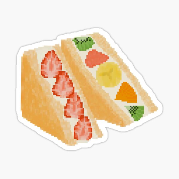 "Fruit sandos/sandwiches" Sticker by tifft | Redbubble
