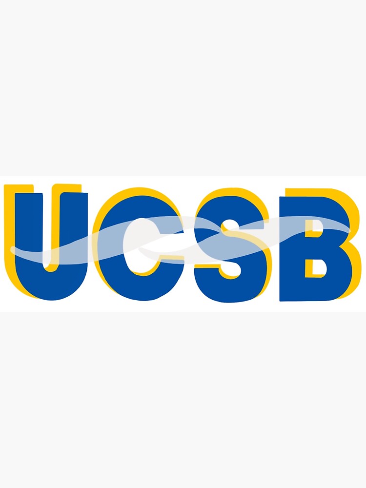 "UCSB sticker " Sticker for Sale by stickers-u | Redbubble
