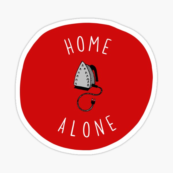 "Home Alone" Sticker by inspiredtiger | Redbubble