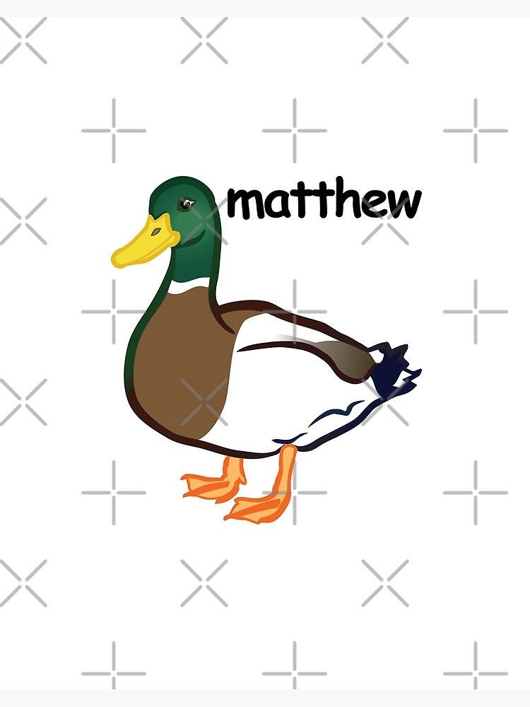"Matthew Duck Meme" Art Board Print for Sale by Altohombre | Redbubble
