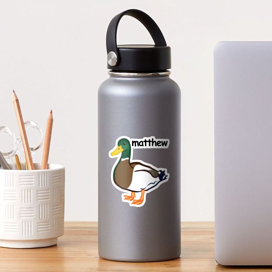"Matthew Duck Meme" Sticker for Sale by Altohombre | Redbubble