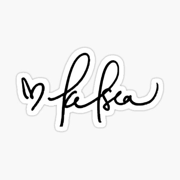 "kelsea ballerini sticker autograph handwriting" Sticker for Sale by ...