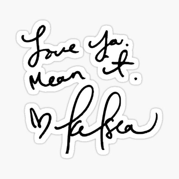 "kelsea ballerini sticker autograph handwriting" Sticker for Sale by ...