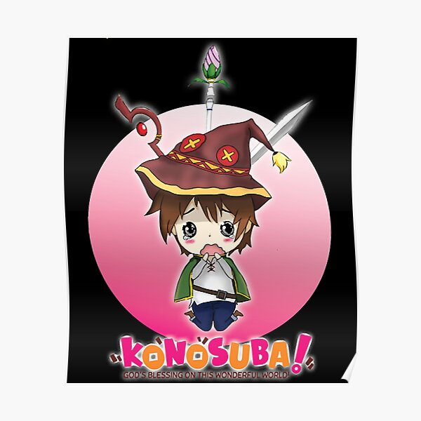 "Chibi Satou Kazuma Konosuba " Poster by petersonkade | Redbubble