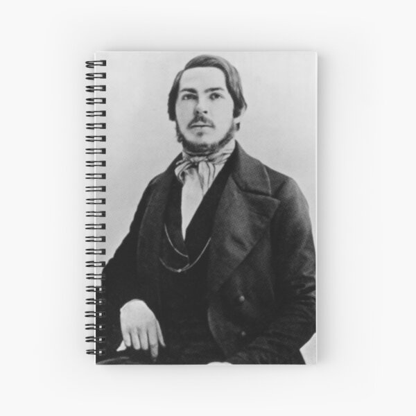"Friedrich Engels Young (stickers)" Spiral Notebook for Sale by ...