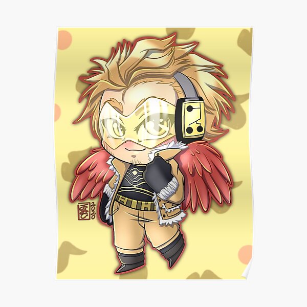 "MHA / BNHA Chibi Hawks" Poster for Sale by CrimsonDreamer | Redbubble