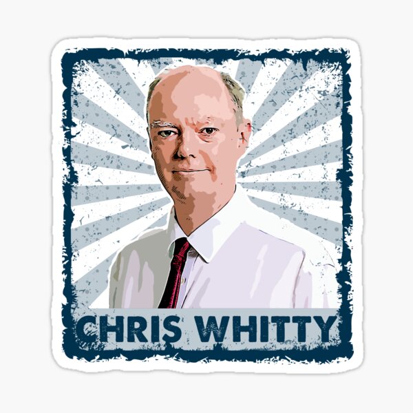 "chris whitty" Sticker for Sale by mwvenus | Redbubble