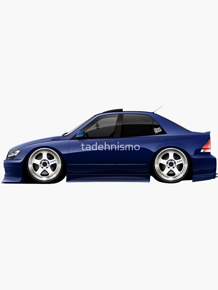 "Lexus is300 side shot" Sticker for Sale by tadehnismo | Redbubble