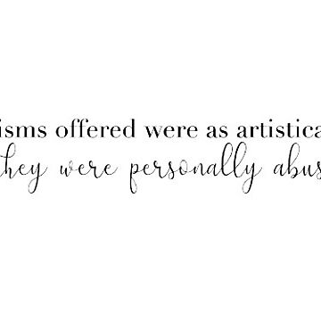 "criticism" Sticker for Sale by ccannilla0104 | Redbubble