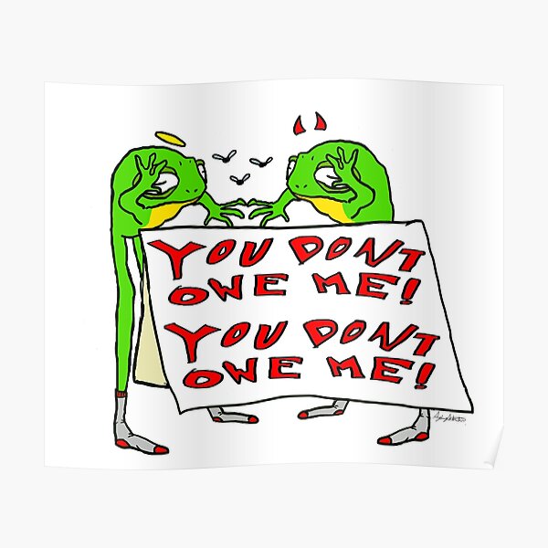 "Angel vs. Devil" Poster for Sale by Sydvish123 | Redbubble