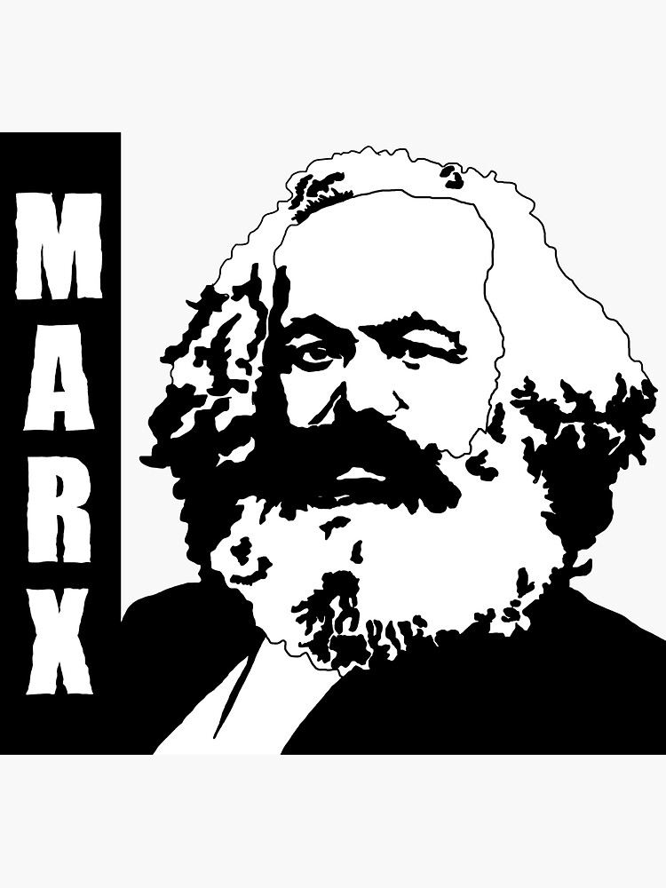 "Karl Marx" Sticker for Sale by liberatoryart | Redbubble