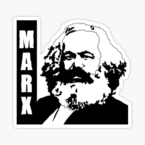 "Karl Marx" Sticker for Sale by liberatoryart | Redbubble