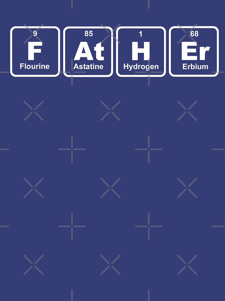 "Father periodic table elements" T-shirt for Sale by goodtogotees ...