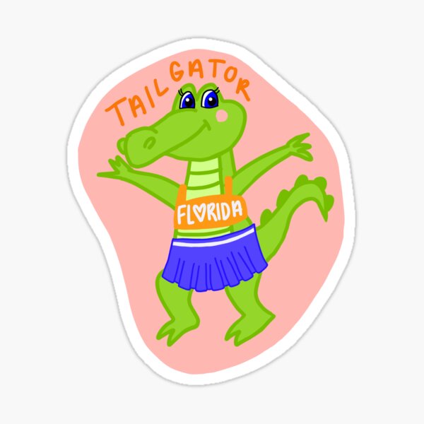 "Cute Tailgator UF" Sticker for Sale by melanierose111 | Redbubble