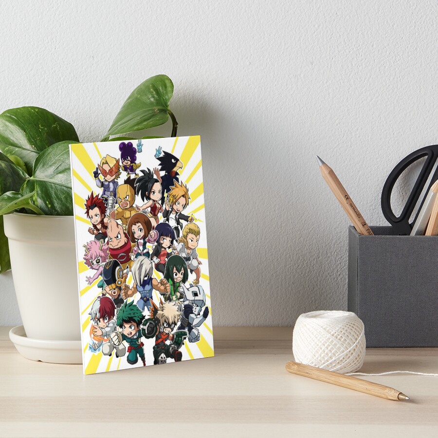"Chibi Class 1A - My Hero Academia" Art Board Print for Sale by ...