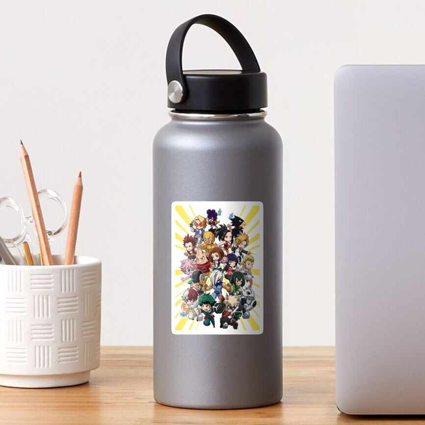 "Chibi Class 1A - My Hero Academia" Sticker for Sale by BeeRyeCrafts ...