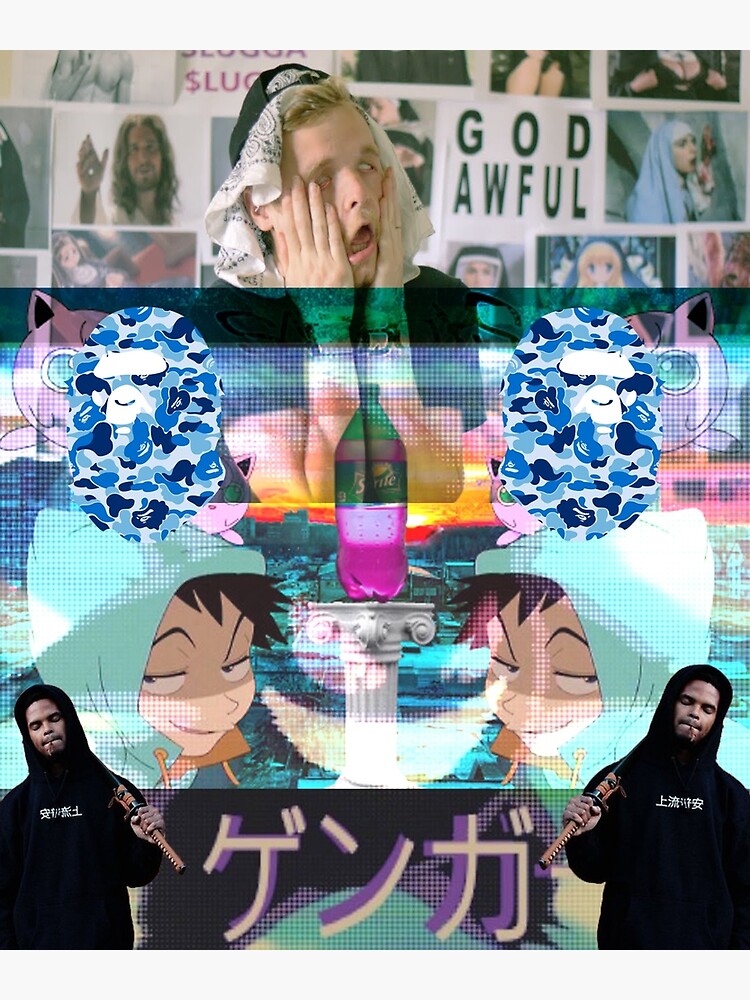 "Sad Slug" Poster by DigitalHyena | Redbubble