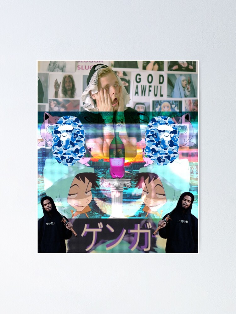 "Sad Slug" Poster by DigitalHyena | Redbubble