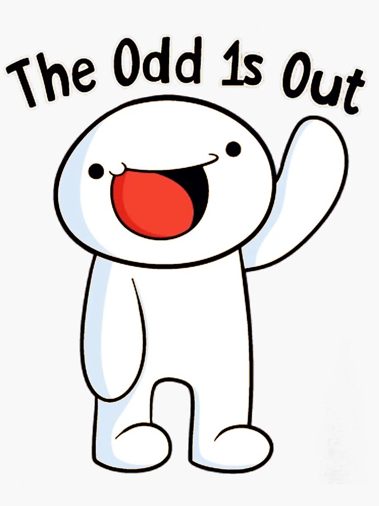 "TheOdd1sOut - The odd 1s out - Life Is Fun Merch Sooubway" Sticker by ...