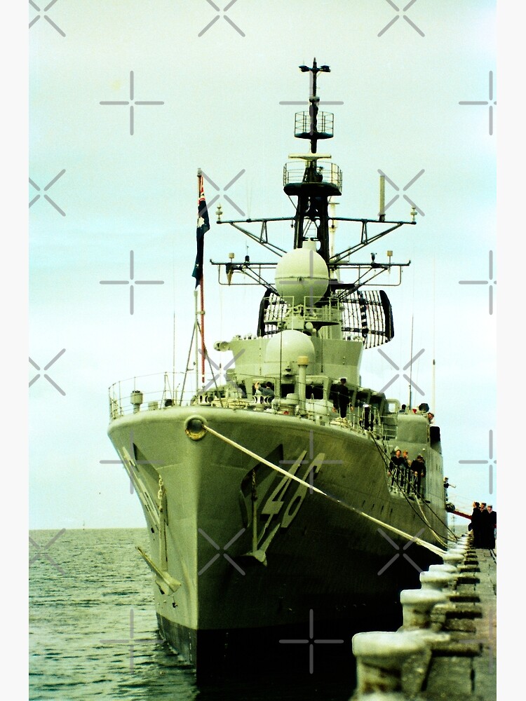 "HMAS Parramatta (DE46) alongside" Art Print by blackadder | Redbubble