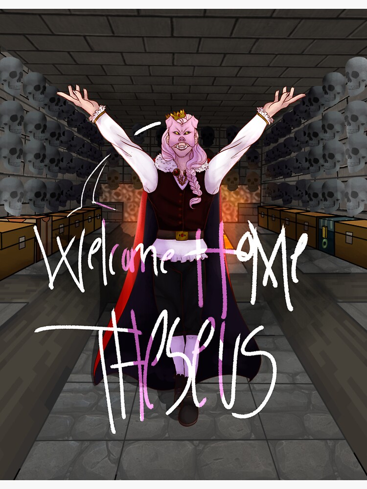 "Welcome Home Theseus" Sticker for Sale by Scaledskulls | Redbubble