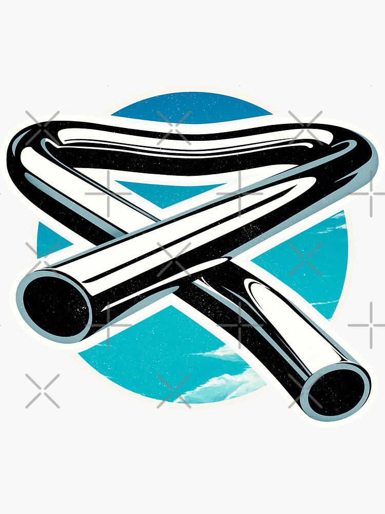 "Tubular Bells - Pop Music" Sticker by Black---Rainbow | Redbubble