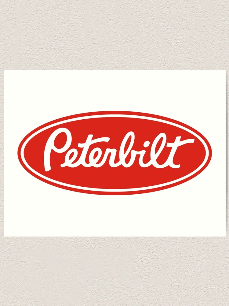 "TRUCK-PETERBILT LOGO" Art Print for Sale by nutugotze | Redbubble