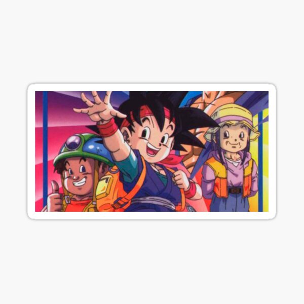 "retro kid goku" Sticker for Sale by davinchill | Redbubble